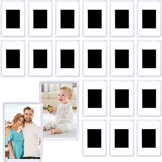 20 Pieces Mini Polaroid Photo Frames Magnetic 4.5 x 7 cm. Mini Picture ...