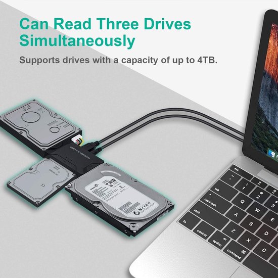 USB 3.0 naar IDE/SATA harde schijf adapter kit voor 2.5"/3.5" SATA/SSD ...