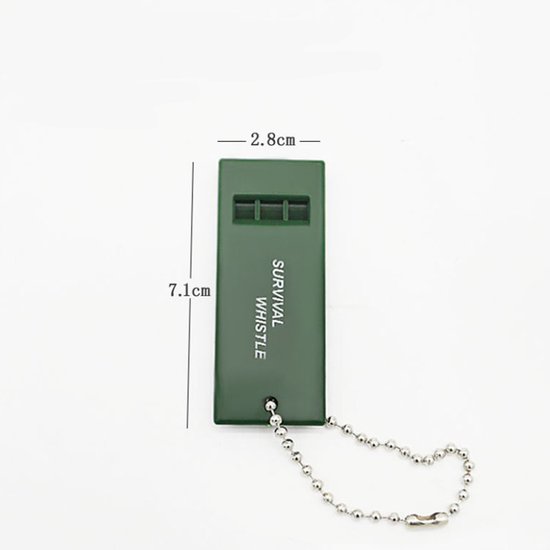 4-pack - Triple Band Survival Fluit - Outdoor Rescue Fluit - Hoge Toon ...