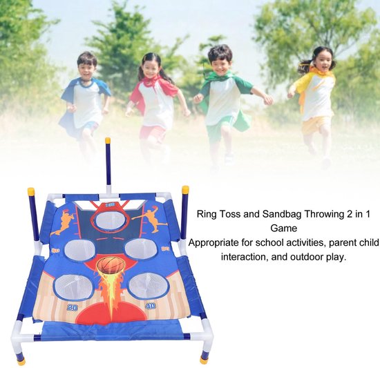 Zitzak Toss Game, Corn Hole Games Set met Toss Ring Zandzakken voor ...