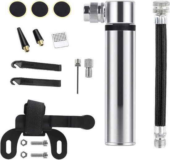 Draagbare mini-fietspomp - tot 120 psi - veelzijdig gebruik | bol