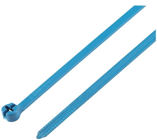 Wurth - Kabelbinder KBL D PA metalen vergr detect.br blauw - Kabelbinder KBL D gemaakt... | bol