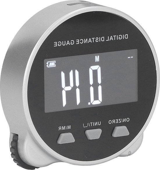 Rolling Ruler 200m ABS Digital Tape Measure - Silver Black ...