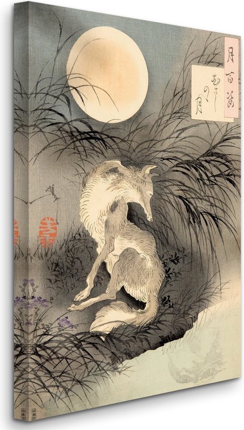 Yoshitoshi Tsukioka - The Moon on Musashi Plain - De maan op de Musashi ...