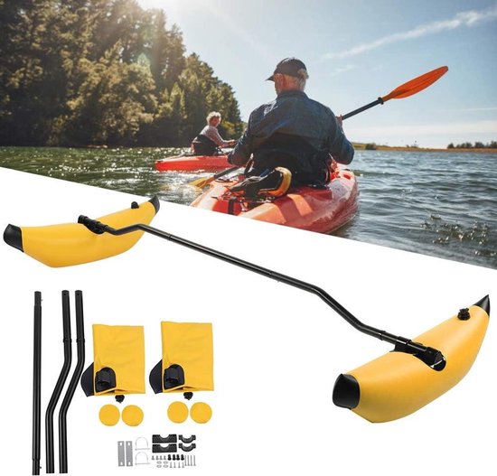 Kajak Stabilisator Kano Boot Accessoire - Opblaasbare Kajak Outrigger ...