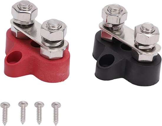 Bus Bar Terminal Block Power Stud Accu Junction DC 12V 24V M8 Positief ...