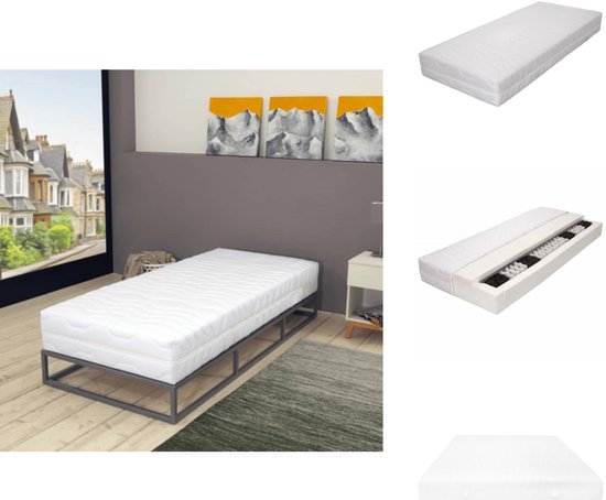 vidaXL Matras - Matrassen - Bedmatras - Bedmatrasen - Matras 7 Zone 20 ...