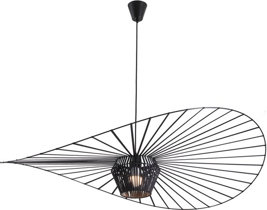 Hoedlamp - Zwart - 120 cm - Designlamp - Groot - Hanglamp - Chapeau ...