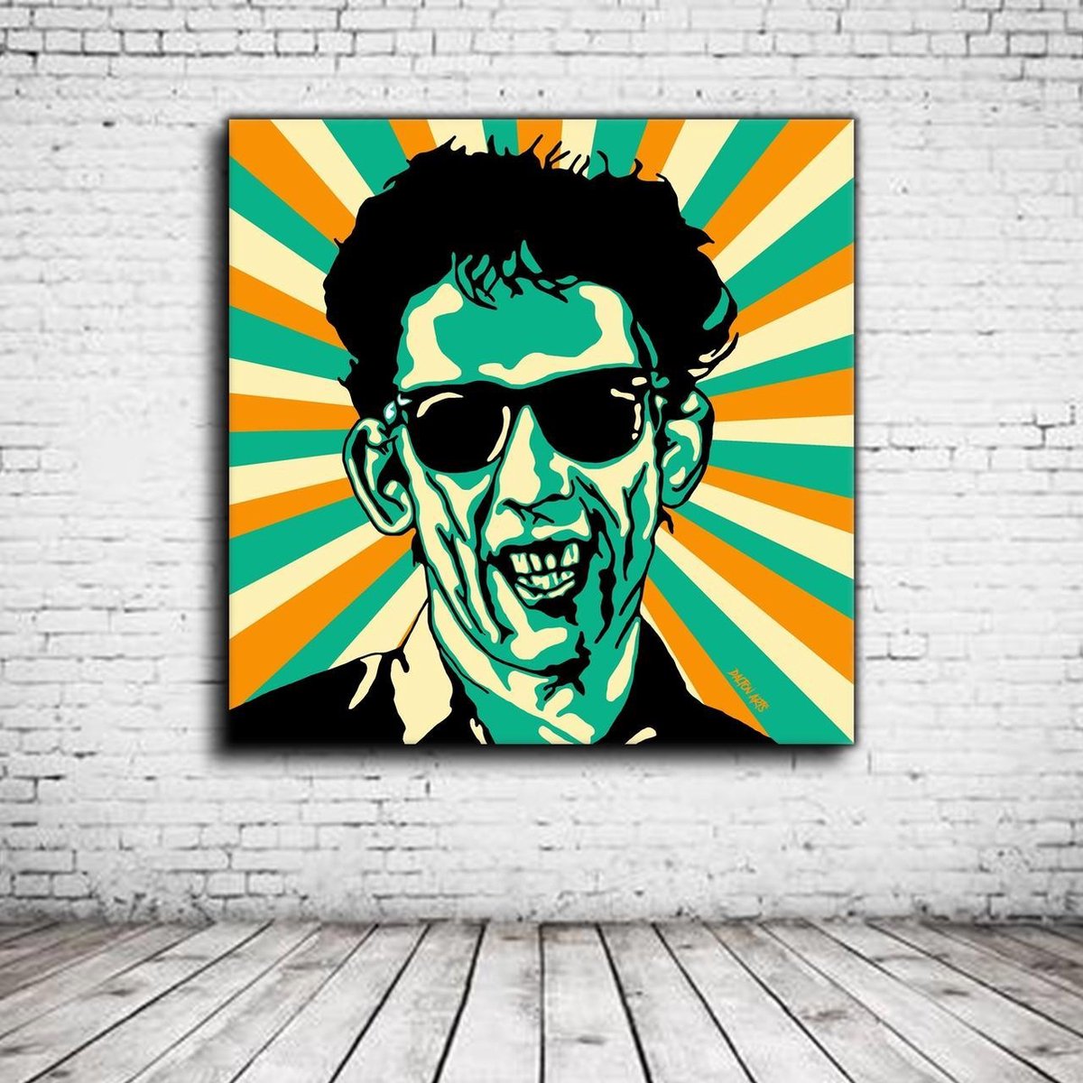 Verre Acrylique Pop Art Shane MacGowan - 80 x 80 cm sur Verre Acrylique ...
