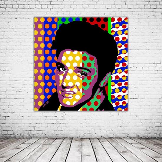Pop Art Elvis Presley Poster - 90 x 90 cm Fotopapier Mat 180 gr ...