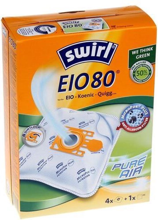 Swirl EIO 80 MP Plus AirSpace - Stofzuigerzakken | bol.com