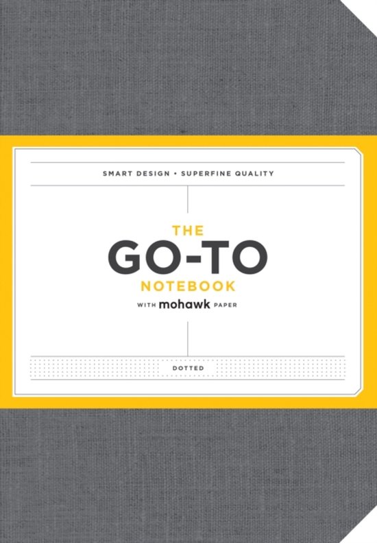 The Go-To Notebook With Mohawk Paper, Slate Grey Dotted | bol.com