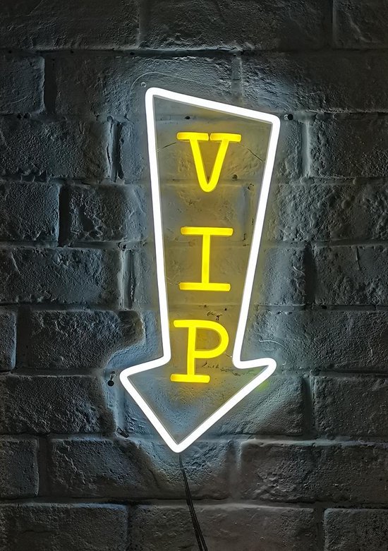 OHNO Neon Verlichting VIP - Neon Lamp - Wandlamp - Decoratie - Led ...