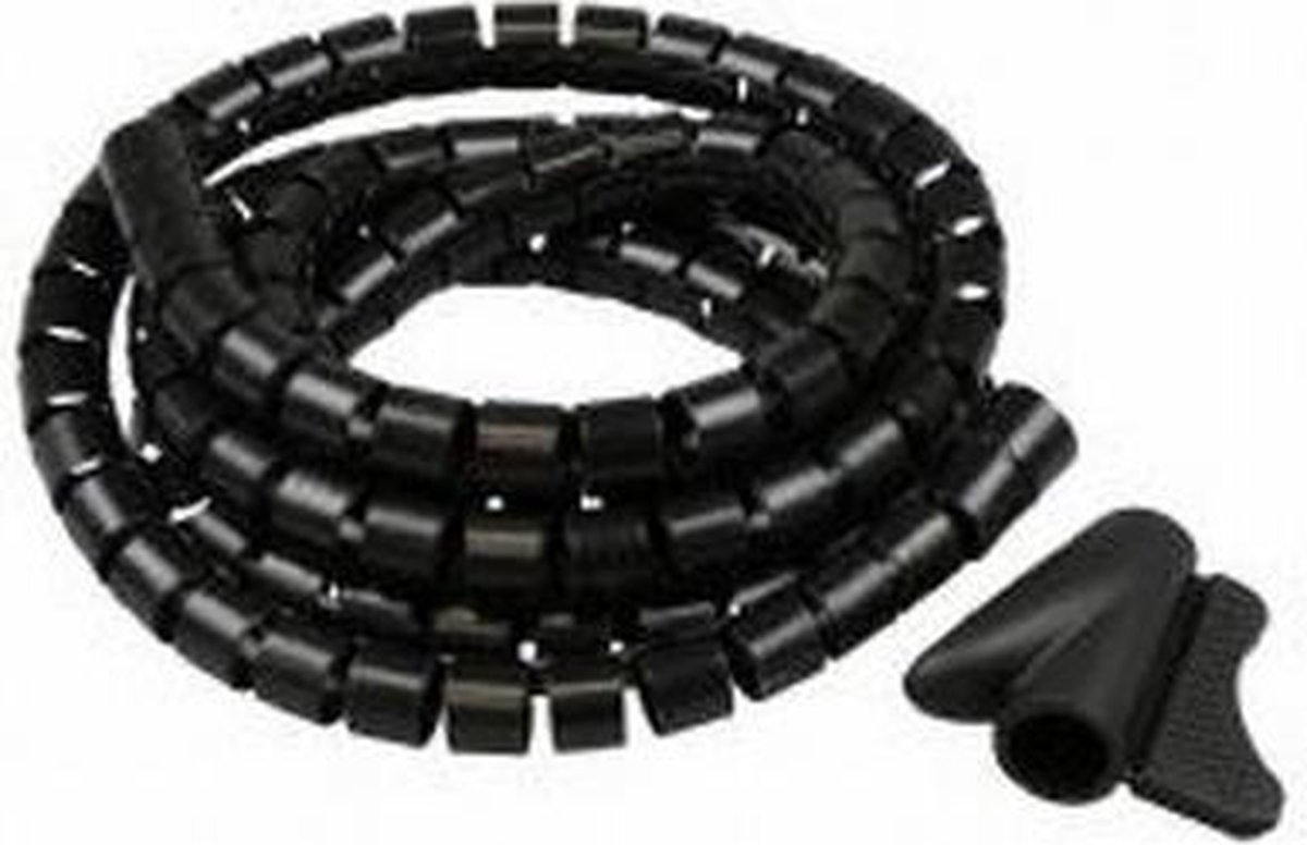 Tack - Kabelslang 2 meter - zwart (16 mm) | bol.com