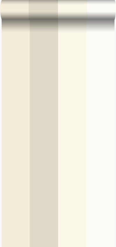 Origin behang strepen beige en glanzend goud - 346514 - 53 cm x 10,05 m ...