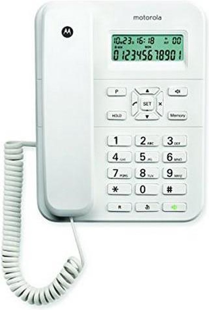 Motorola CT202 Vaste Telefoon Met Display (Zwart) | bol.com