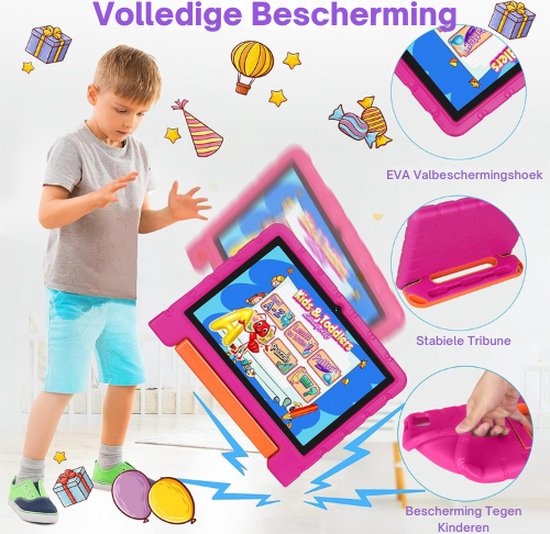 Kindertablet - Kindertablet Roze - Tablet - Tablet Kinderen ...