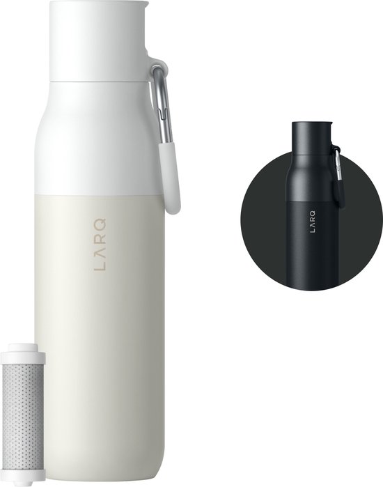 LARQ Bottle Filtered Granite White 500ml | bol
