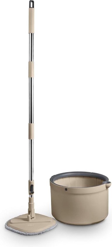 Duo Compact Spin Mop - ingebouwde turbine - 2 interne containers ...