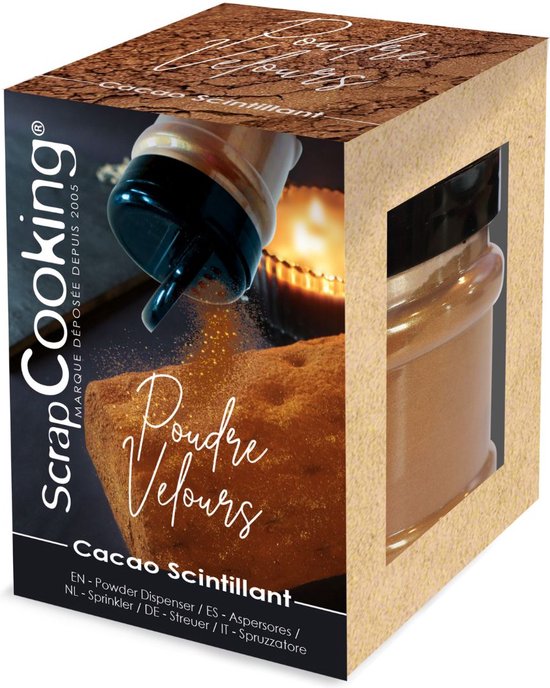 Scrapcooking Cacao Powder Velvet Sparkle | bol