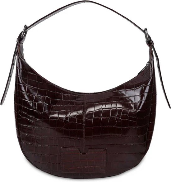 Nunoo Small Stella Texas Braided Dames Handtas - Dark Brown - One Size ...