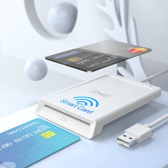 NÖRDIC Slimme Kaartlezer - USB-A - Card Reader - Geschikt voor Windows ...