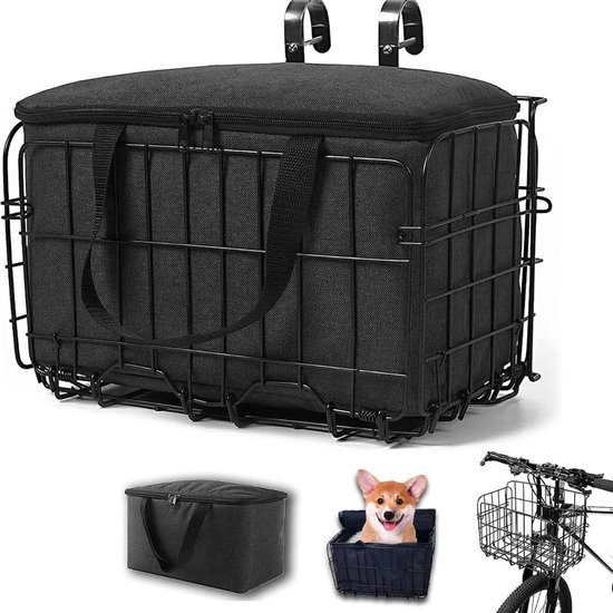 Equivera Fietsbak - Fietsmand - Fietskrat - Fiets Mand - Fietsmanden ...