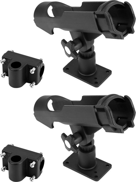 2 Pack Boot Hengel Houder - 360 Graden Verstelbaar - Monteer ...