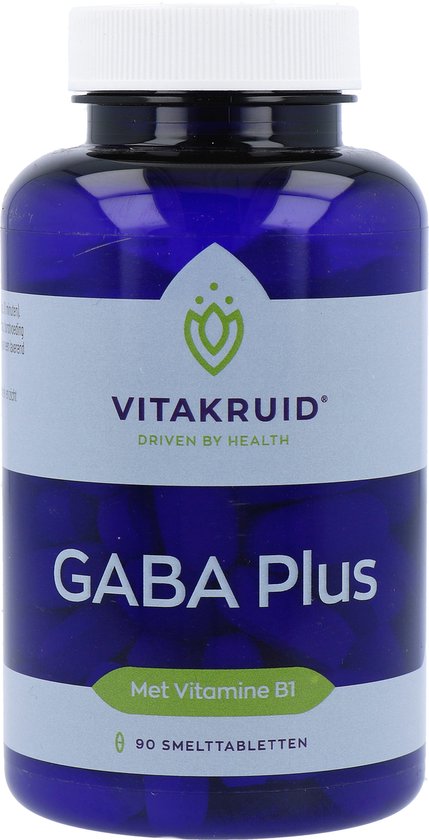 Vitakruid Gaba Plus Sublinguaal Voedingssupplement - 90 smelttabletten | bol