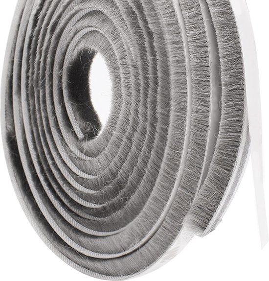 Tochtstrip voor Schuifdeuren en Ramen - Dubbele Afdichting met Borstel ...