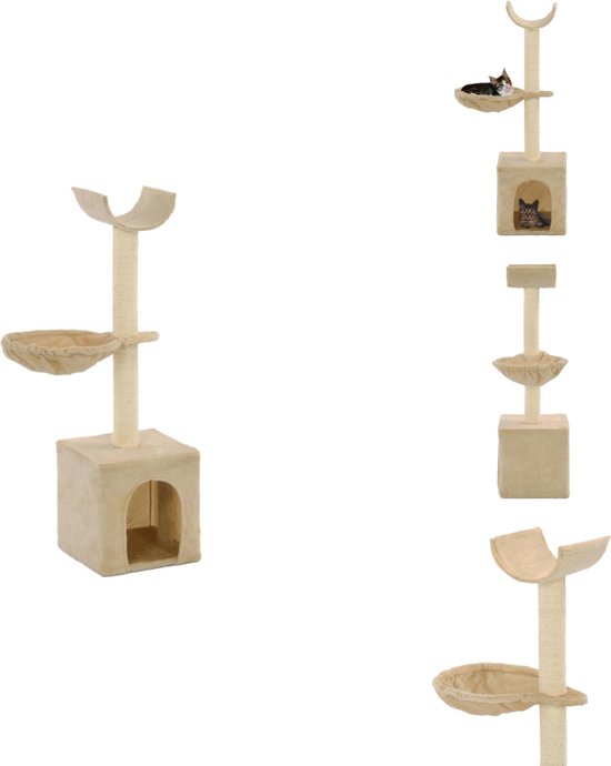 vidaXL Kattenboom - Kattenbomen - Kattenkrabpaal - Kattenkrabpalen ...