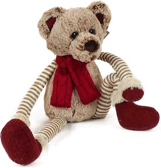 D- Unique Living | Plush long leg bear 25cm dessin 1 | bol