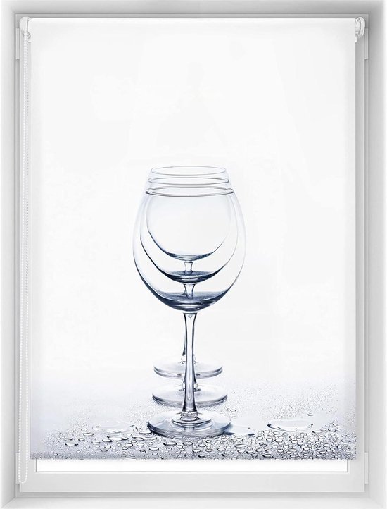 Verduisteringsrolgordijn 100 x 150 cm digitale druk Crystal - Zonder ...
