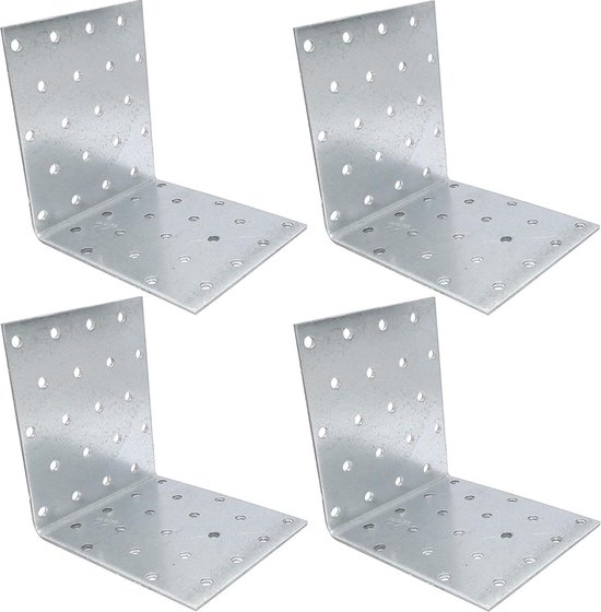 Montagebeugels voor poten - set van 4 - 100x100x80x2.5mm - thermisch ...