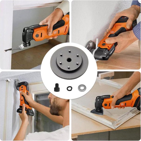 Multifunctioneel gereedschap accessoires - Starlock adapterset M8 moer - 4 stuks -... | bol