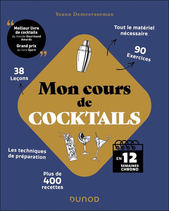 Mon cours de cocktails (ebook), Yoann Demeersseman | 9782100878758 ...