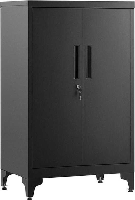 Archiefkast met slot - Opbergkast kantoorkast kast - kantoorkast met 2 ...