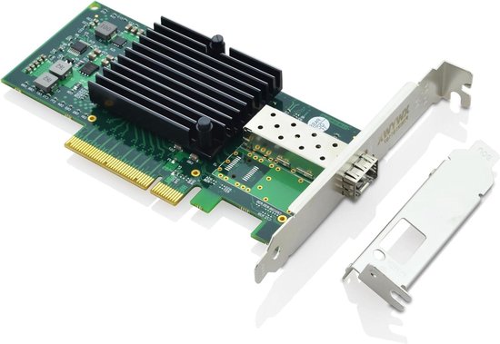 10Gb PCIe X8 NIC Converged Network Card | SFP+ Port Intel 82599EN Chip ...