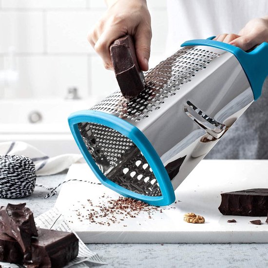 4-zijdige rasp van roestvrij staal voor grof en fijn raspen - fruit ...