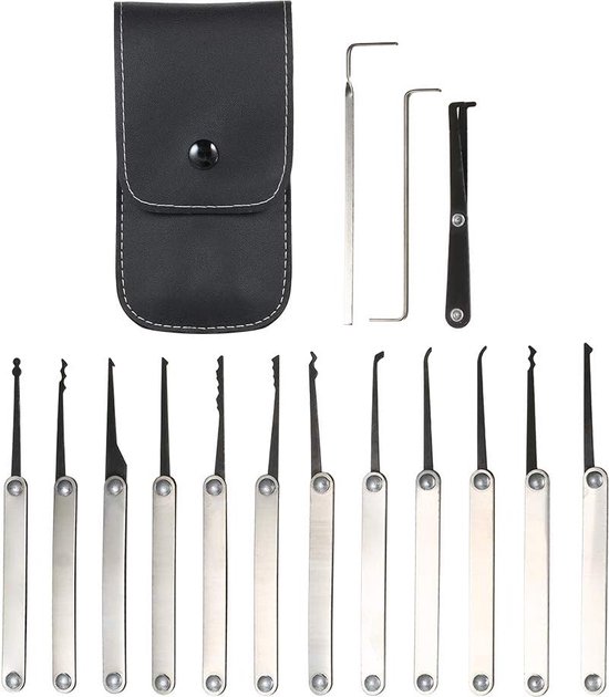 Lockpick set - Lock Pick Set - Lock Pick Set voor Beginners en Professionals - Lock... | bol