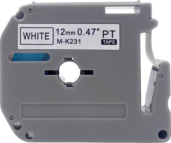 DULA Brother Compatible label tape- M-K231 - 1 cassette - Brother P ...