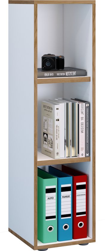 VCM Holz Büro Stand Regal Bücher Ordner Aktenregal Ordnerregal ...