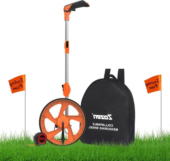 Measuring wheel with marking flag - foldable industrial measuring wheel ...