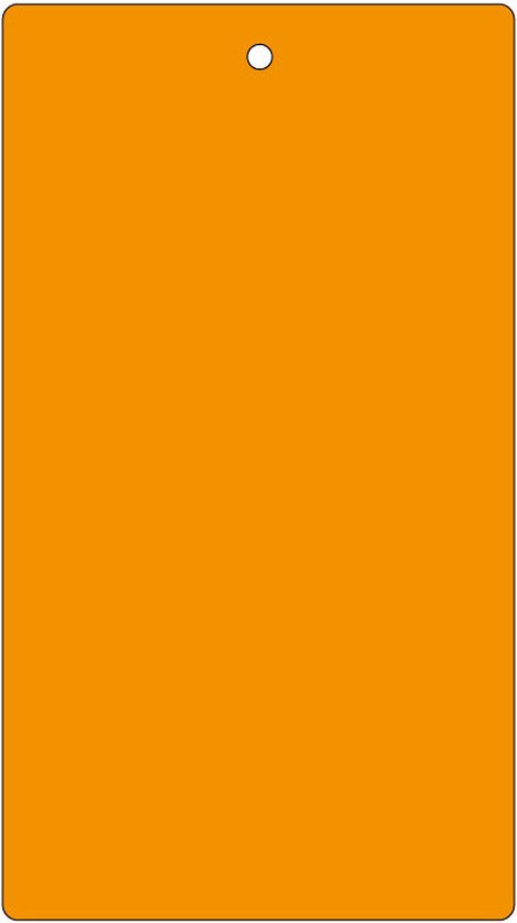 Blanco label oranje, 100 stuks 100 x 45 mm | bol