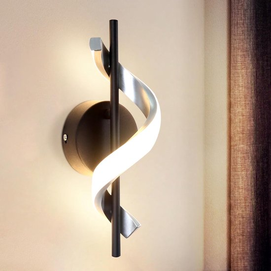 LED wandlamp binnen - modern design ganglamp slaapkamer 3000K warm wit ...