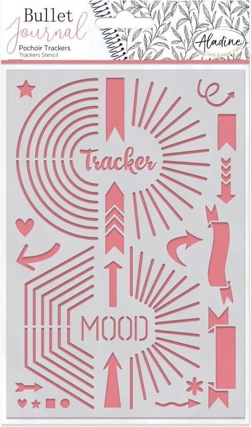 Aladine Aladine Bullet Journal Stencil A5 Mood Tracker | bol