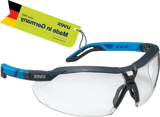 Premium Veiligheidsbril Uvex i-5 - Extreem Krasbestendig - Beslaat Niet - Verstelbaar... | bol