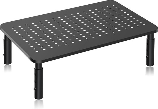 Verstelbare monitorstandaard verhoger - metalen computerstandaard met ...
