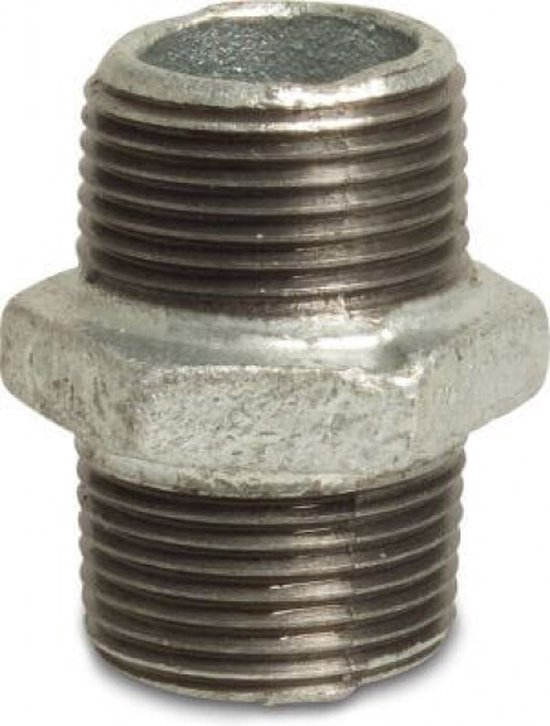 BOSTA Nr. 280 - Gegalvaniseerde dubbele nippel 1/2x1/2 | bol