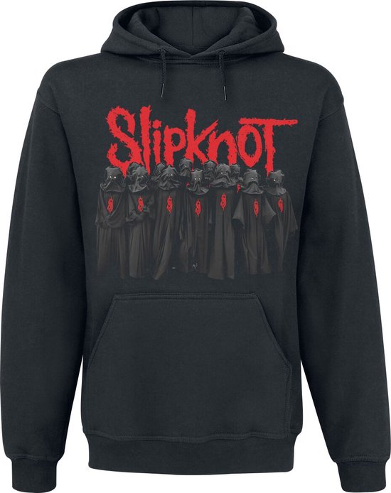 Slipknot Slipknot Logo Trui met capuchon zwart S - Katoen - Band merch ...